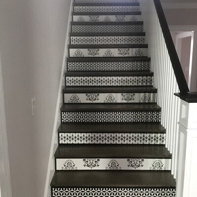 Custom Stair Riser / Alternative to Stair Riser Decals & Vinyl / Free ...