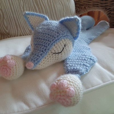 Freya the Arctic Fox Snuggler Crochet Pattern - Etsy