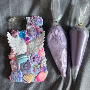 Decoden Cream Glue and Charms Kit ,decoden Kits for Beginners, Decoden ...