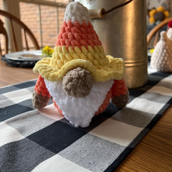 No Sew Gnome Crochet Pattern (no Sew Crochet Pattern, Crochet Gnome ...