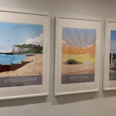 BUCKINGHAM PALACE London, Art Print/poster of the Official Residence of ...