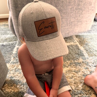 Custom Toddler Ball Cap Hat With Mesh Back Infant Hat - Etsy