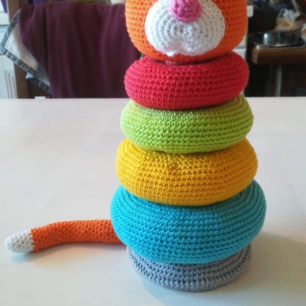 PDF PATTERN: Ring Stacker Pet Animals **crochet Pattern Only, Not ...