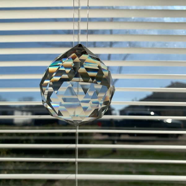 Prism Crystal Suncatcher, Rainbow Maker Window Decoration - Etsy
