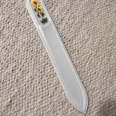 Black Cat Glass Nail File Crystal Glass Manicure File - Etsy