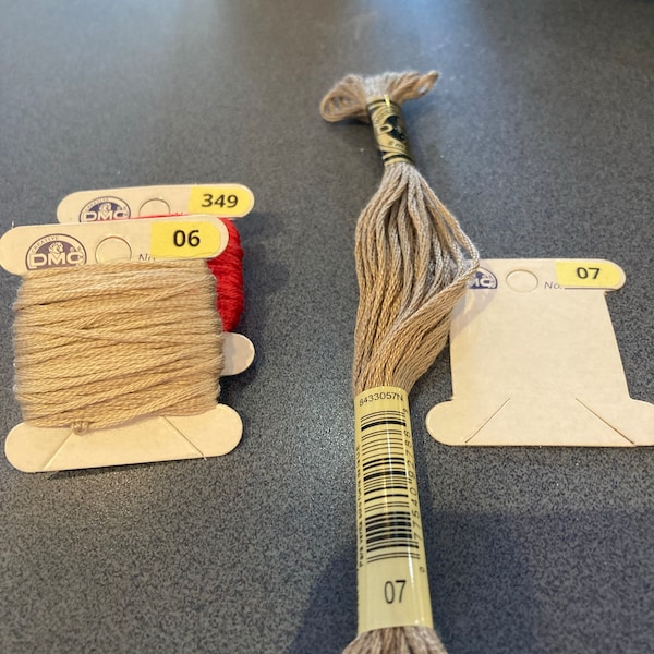 DMC Thread Labels - Organize Your Bobbins With Large Font Number ...