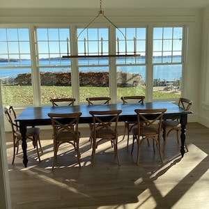 Long Farmhouse Table, Large Farm Table, Rustic Table, Custom Farm Table ...