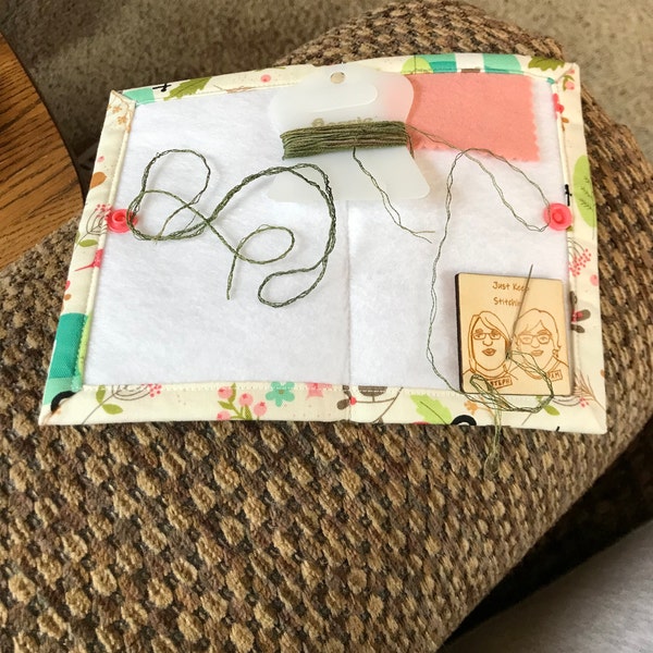 American Beauty Floral Floss Mat/ Thread Bed/ort - Etsy