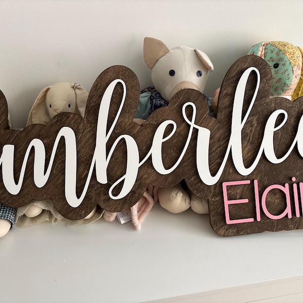 Personalized Name Sign, Boho Name Sign, Outline Name Sign, Name Sign ...