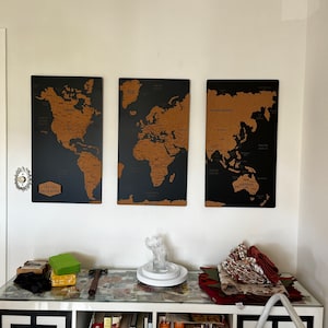 Wood Map of United States Large Wooden Wall Art US Map - Etsy