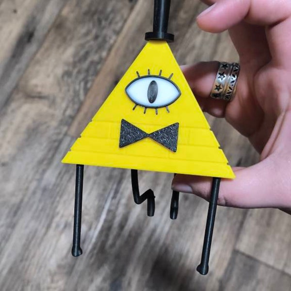 Bill Cipher Desk Figure - Gravity Falls Inspired Decoration - Etsy