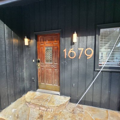 12 Inch Mid Century Metal House Numbers & Letters Individual - Etsy