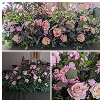 Floor Flower Arrangement, Window Sill Flowers, Floor Wedding Flowers ...