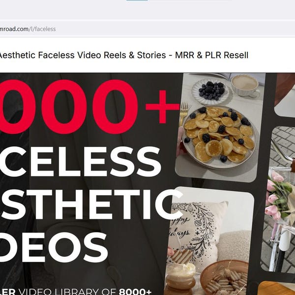 10,000+ Aesthetic Video Reels Boss Babe Story Master Resell Rights MRR ...