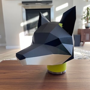 Shark Mask Template Paper Mask, Papercraft Mask, Masks, 3d Mask, Low ...