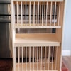 Under Cabinet Wood Plate Dish Rack Cabinet Shelf Kitchen Plates ...