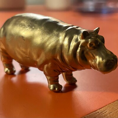 Hare Rabbit Gold 3D Printed Miniature Mini Figure Figurine - Etsy