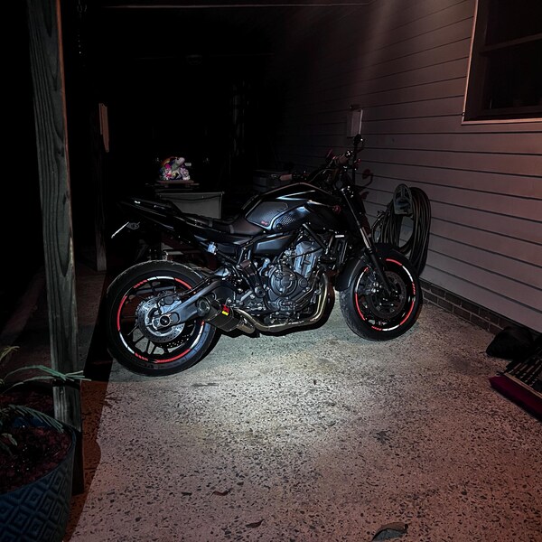 Motorcycle Wheel Stickers Decals Set Rim Stripes Race Motorbike for BMW ...