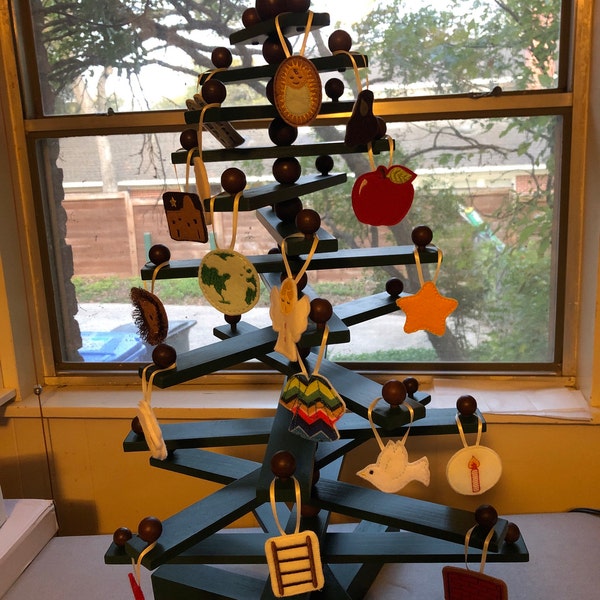 Felt Jesse Tree Ornaments ~ Corresponds With the Advent Jesse Tree ...