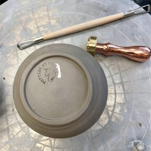 Custom Pottery Signature Stamp, Pottery Stamp, Acrylic Pottery Stamp ...