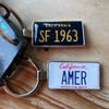 California License Plate Keychain Custom Car Keychain License Plate ...