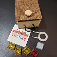 Handmade SA the Time Machine Resin Keycap Gear Drive Artisan Keycaps ...