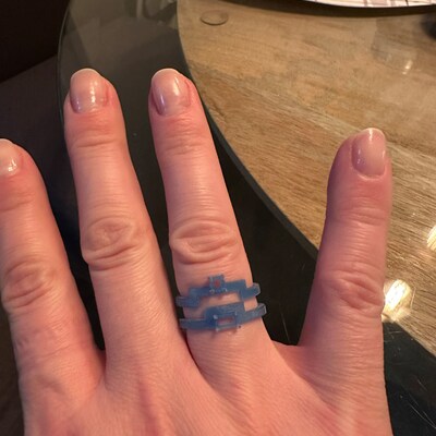 Alternating Baguette With Round Cut Moissanite Wedding Band, Full ...