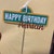 Happy Birthday Street Sign Personalized Happy Birthday Cake Topper ...