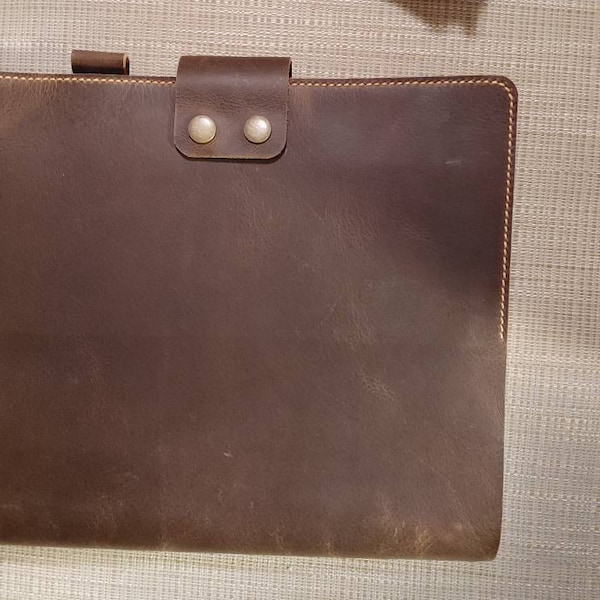 Rustic Leather Cover Case for 5 Five Star Spiral Notebooks Leather ...