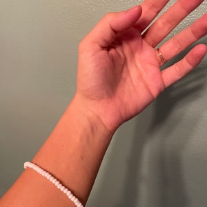 Light Blue Beaded Anklet Set Beach Anklet Boho Anklet - Etsy