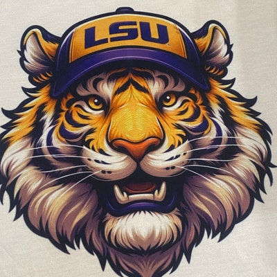 Geaux Tigers Louisiana Bengal Tiger Digital Image Original - Etsy