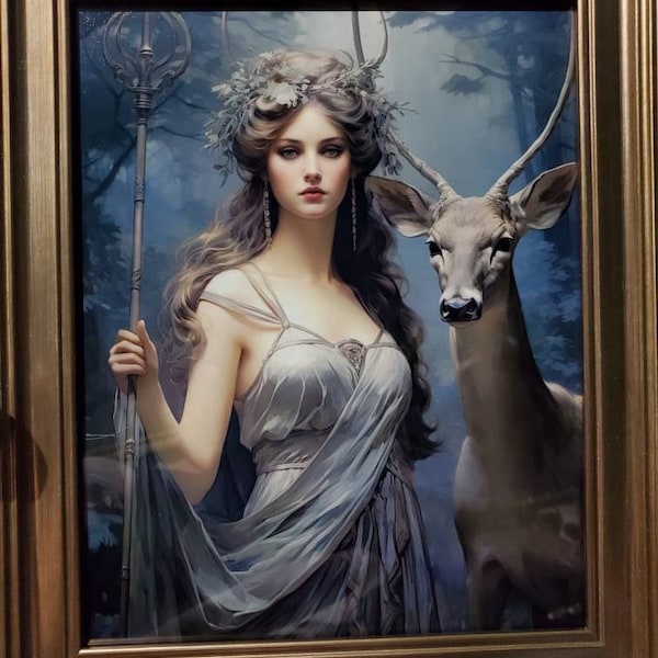 Goddess Artemis Diana Wildlife Greek Roman Mythology Mysticism Wicca ...