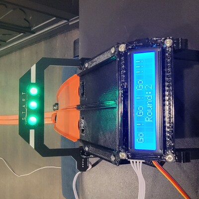 Timer for Hotwheels and Diecast Racing , Start Gate & Finish Line for ...