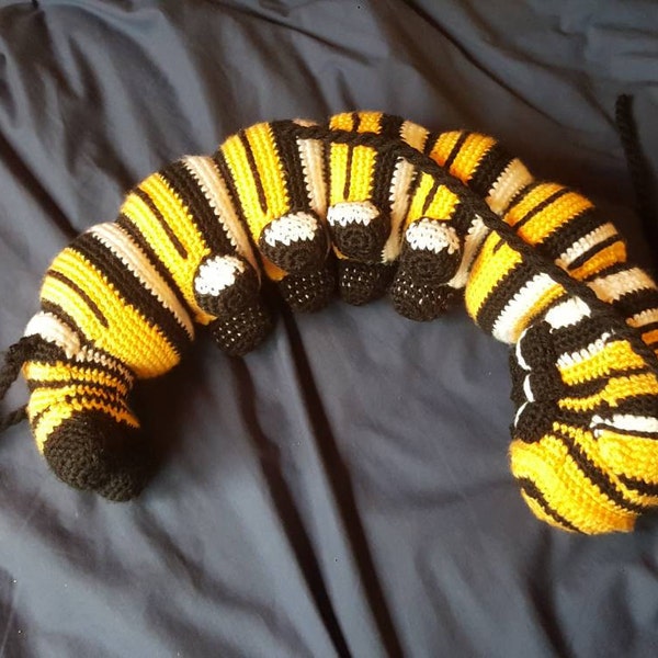 PATTERN: Monarch Butterfly Caterpillar Crochet Pattern // 2020 Version ...