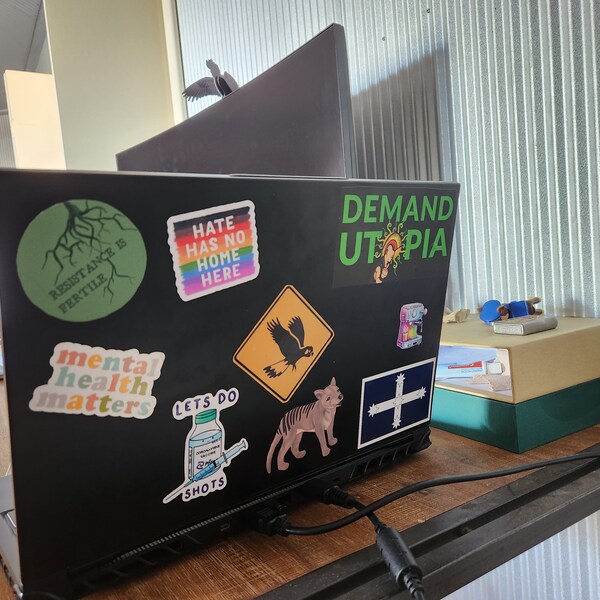 Happy Mango Smoothie Vinyl Sticker, Fruit Smoothie Sticker, Milkshake ...