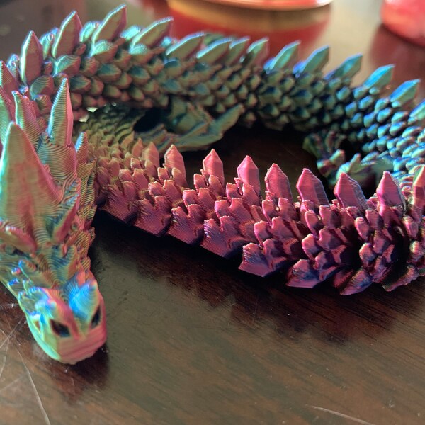 Articulated Spike Dragon Fidget Desk Figure - Etsy