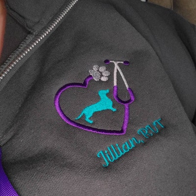 Vet Tech Week Gift, Veterinary Tech Jacket, Vet Assistant, Embroidered ...