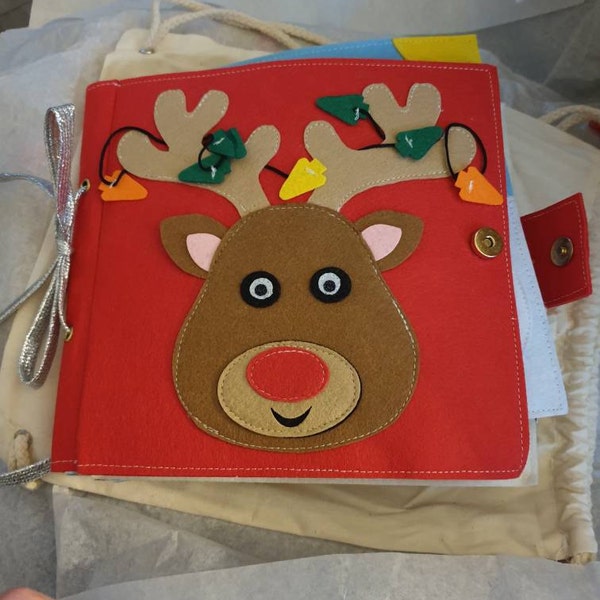 Ladybug Quiet Book Pattern - PDF Pattern - Sewing Patterns - Felt ...