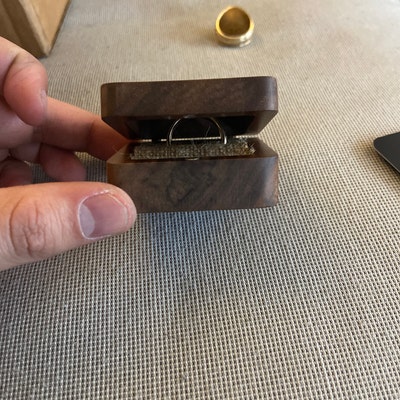 Walnut Ring Boxes - Etsy