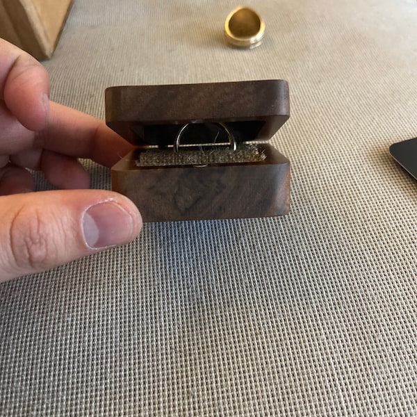 Walnut Ring Boxes - Etsy