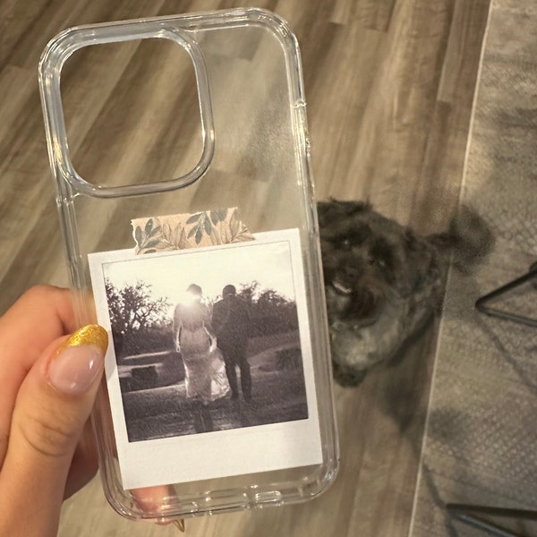 Simple Custom Picture Clear Phone Case | Cover for iPhone or Samsung ...