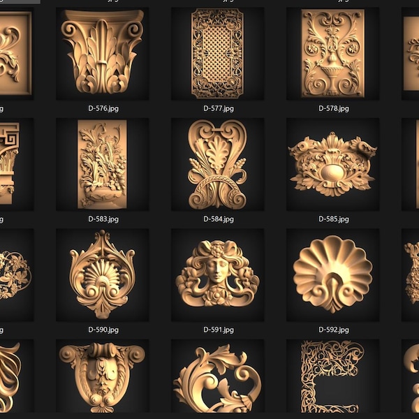 MEGA BUNDLE CNC Files for Router Machines, Cnc Stl Files Pack, 3D Cnc ...