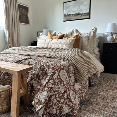 Indian Handmade Wool Throw Blanket Bhujodi Blanket Wool - Etsy