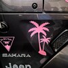 Palm Tree Fender Vent Vinyl Decal Sticker Fits Jeep Wrangler Jl/jeep ...