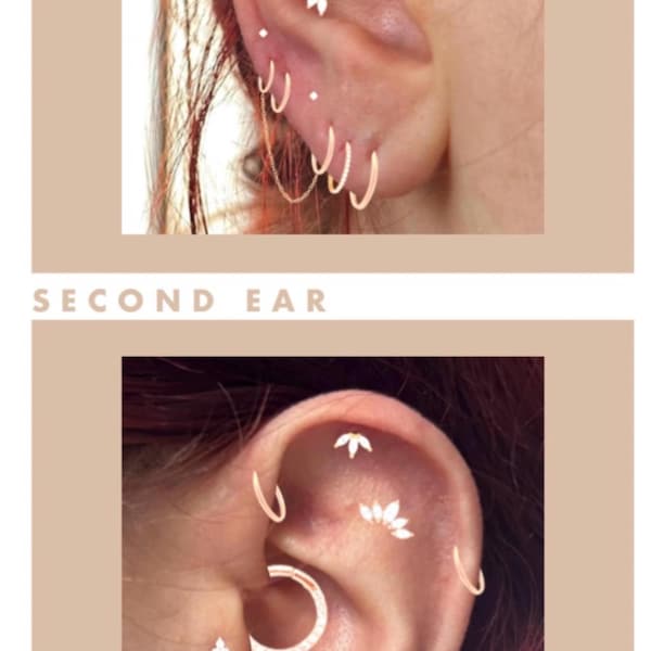 Ear Styling, Curated Ear, Ear Curation, Piercing Styling Design ...