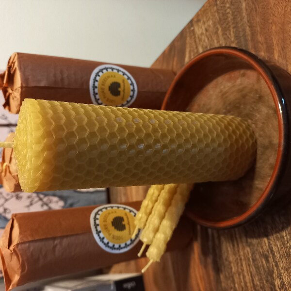 Vintage Brass Brutalist Candle Holder, Antique Candlestick, Unique ...