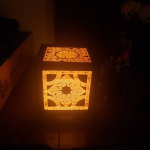 Puzzle Box Lamp - Etsy