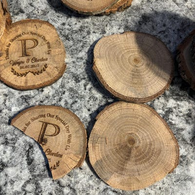 Personalized Gift Coaster Favors Wedding Coasters Set Wedding Favors ...