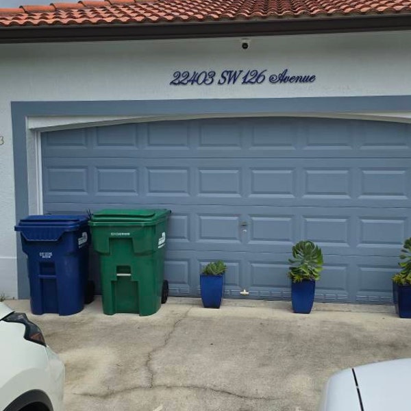 Script Address Sign ,script House Numbers, Custom House Numbers Sign ...