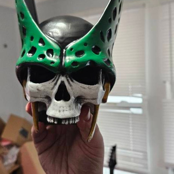 Vegeta Skull ,over 9000, Dragon Ball Inspired Skull, Prince of All ...